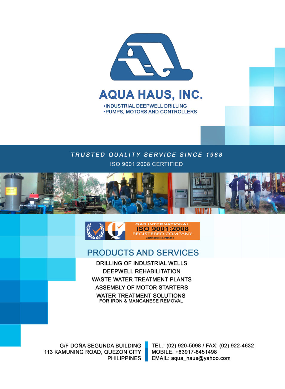 Home – AQUA HAUS, INC.